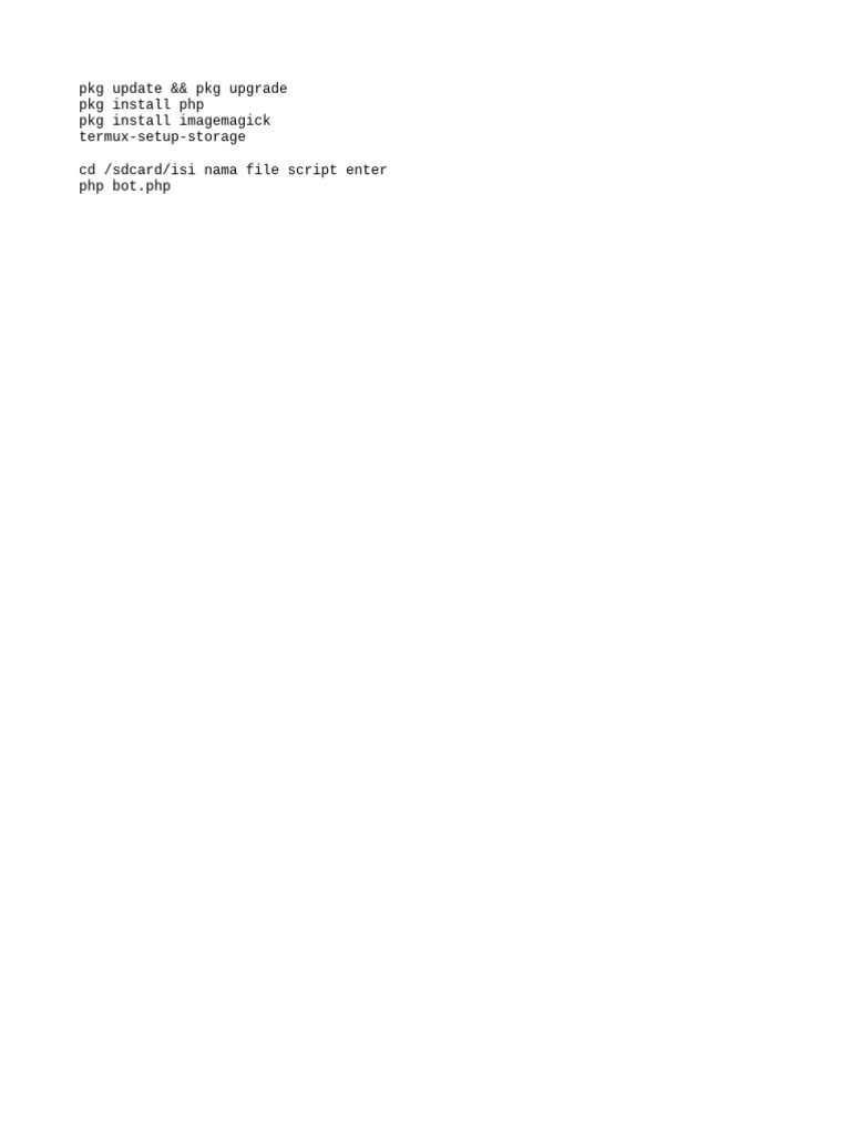 Termux Setting | PDF Termux Setting | PDF