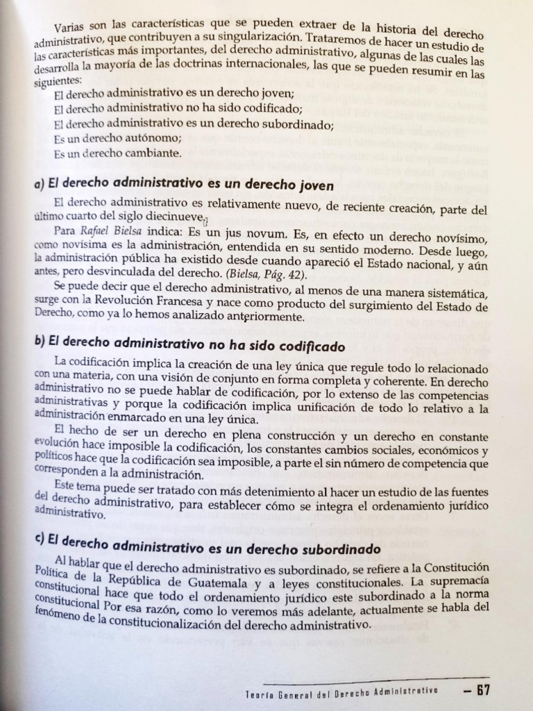 Páginas Del Libro Hugo Calderon Derecho Administrativo | PDF