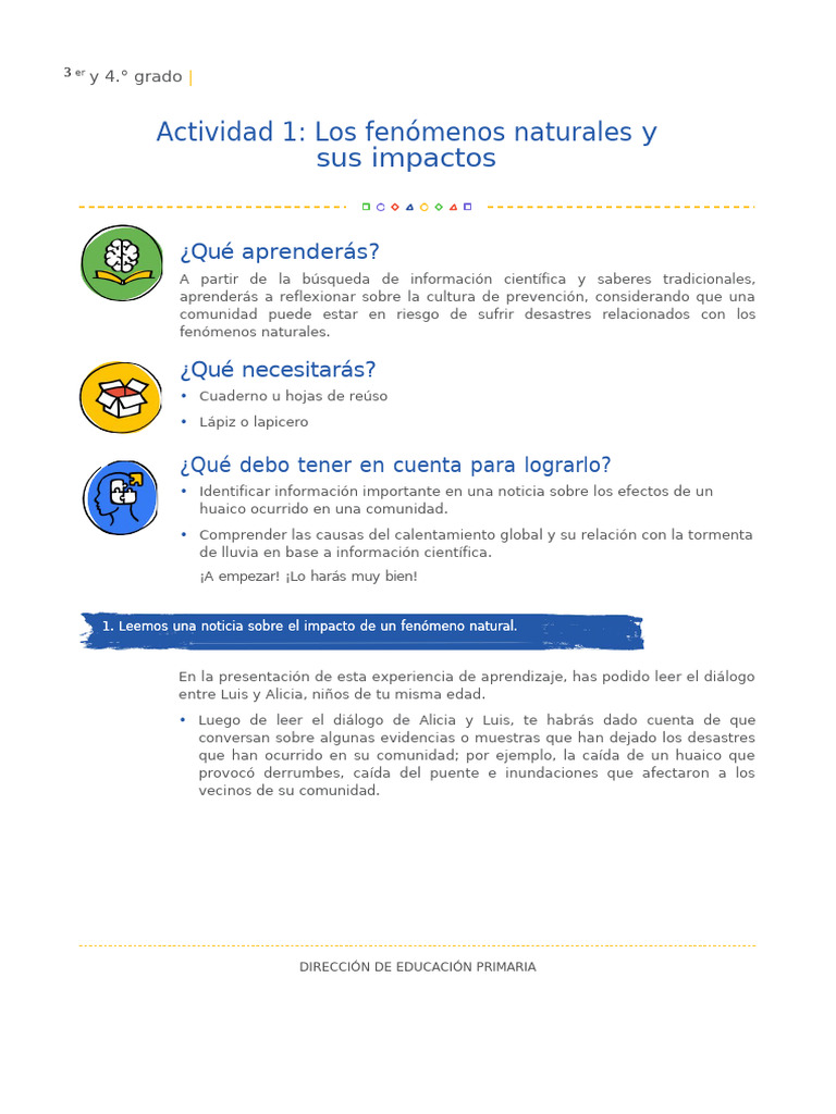 Los Fenómenos Naturales | PDF