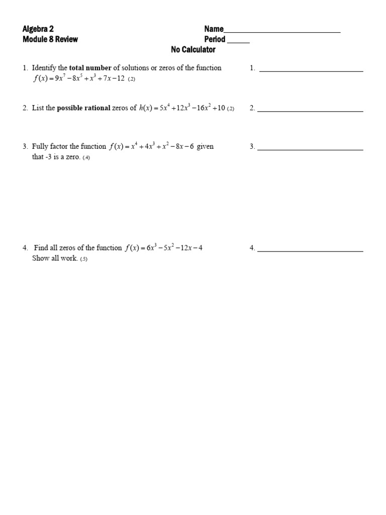 Module 8 Review-1 | PDF Module 8 Review-1 | PDF