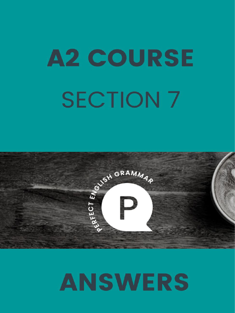 A2 Section 7 Answers | PDF