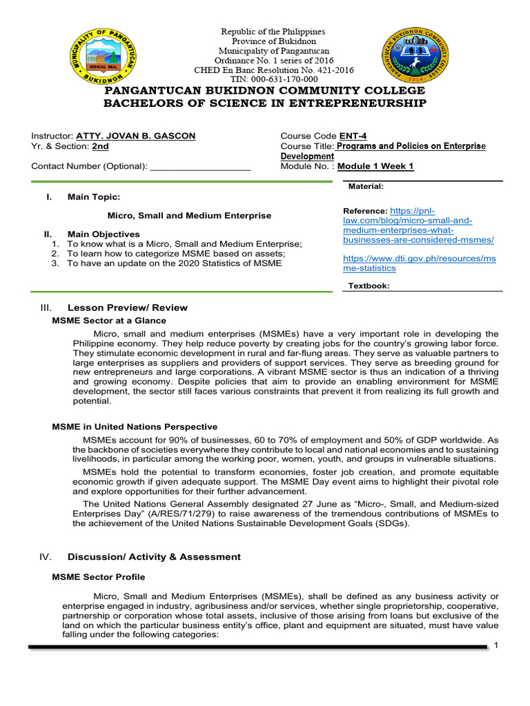 ECC4 Module 1 Week 1 2 | PDF ECC4 Module 1 Week 1 2 | PDF