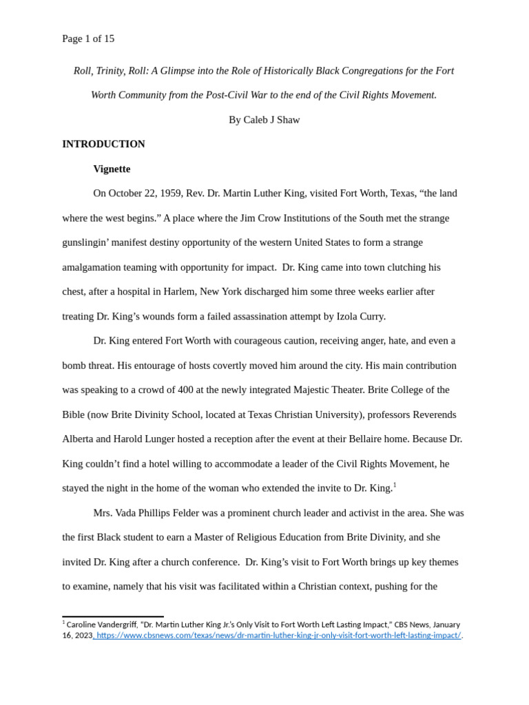 Roll Trinity Roll Rough Draft | PDF | W. E. B. Du Bois | Social Science