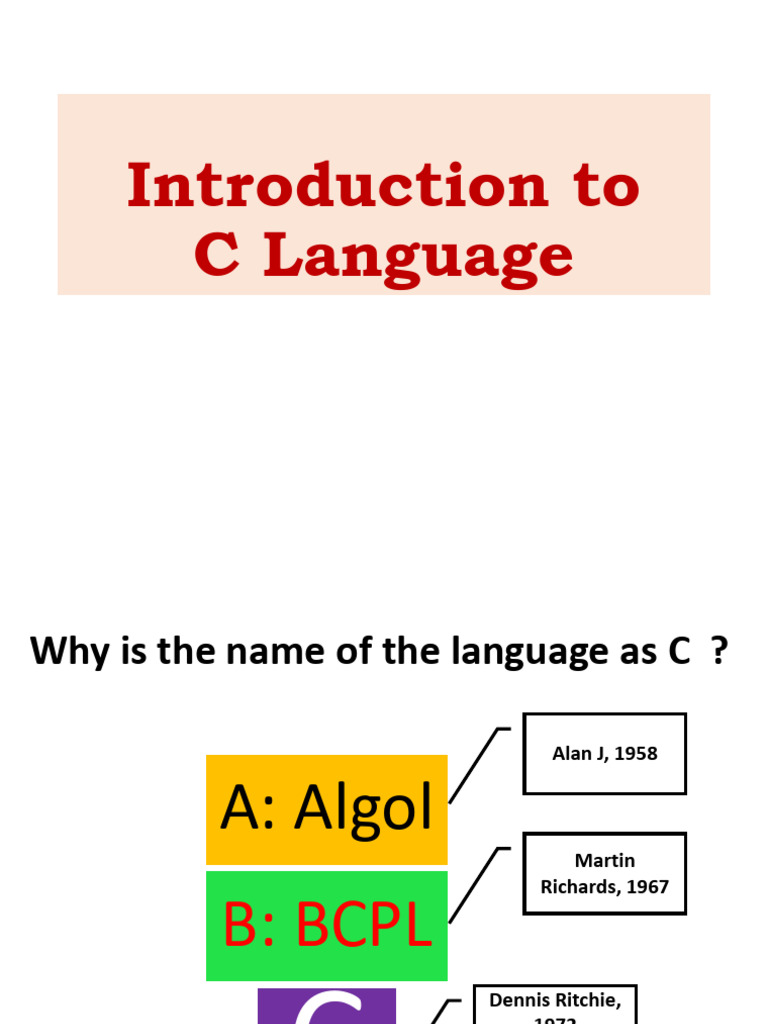 3 - Intro To C - Const Var DataTypes | PDF 3 - Intro To C - Const Var DataTypes | PDF