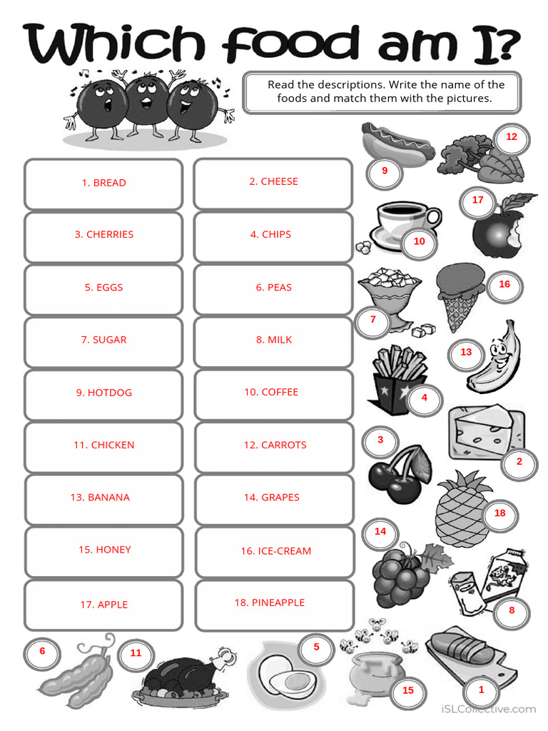WHICH FOOD AM I - Vocabulary Practice - PDF - 20240824 - 083911 - 0000 ...