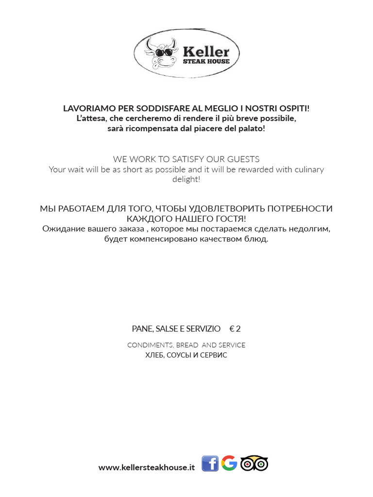 Menu Keller Ing Russo OTT24 | PDF