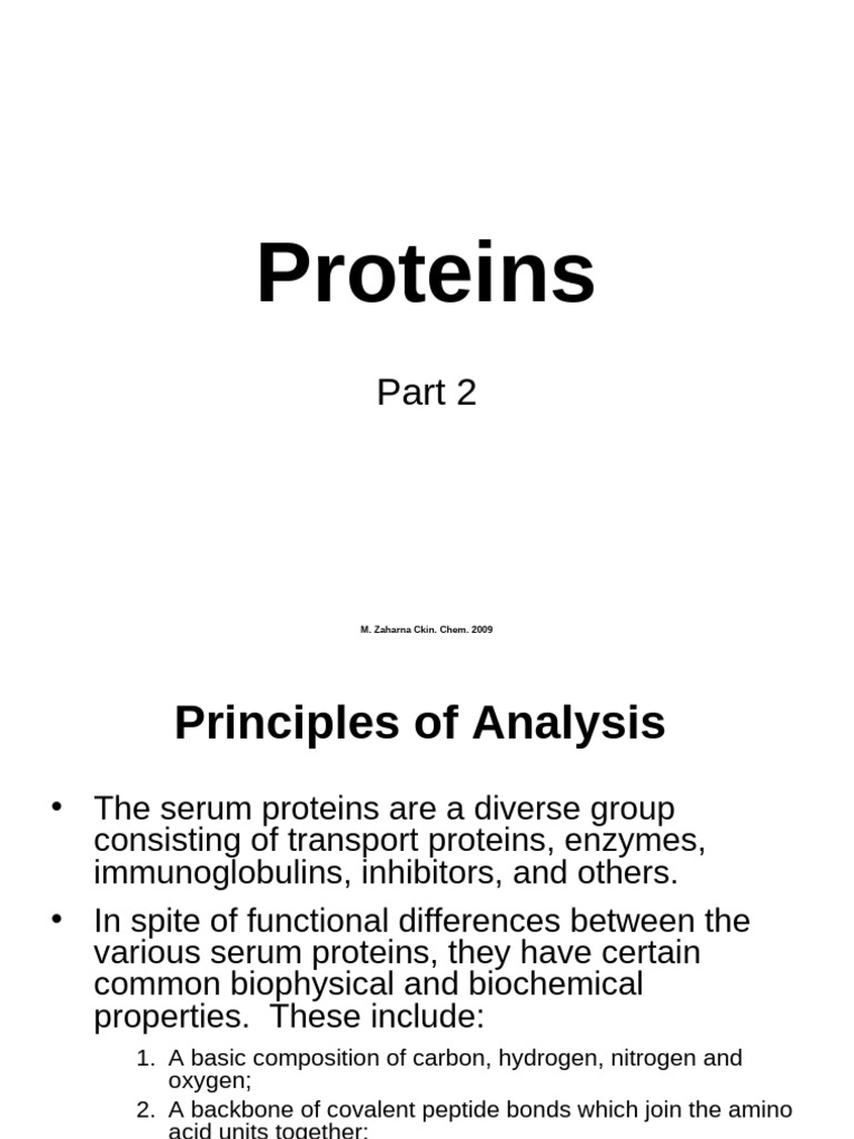 Proteins - 2 - Mazen | PDF