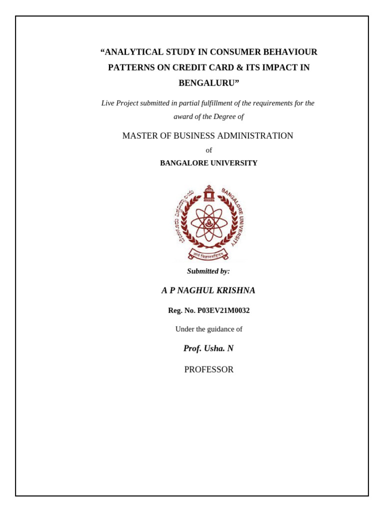 Credit card Project-3 | PDF