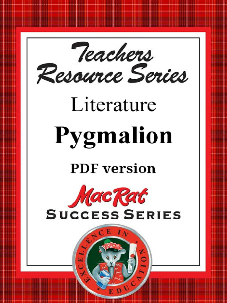 Pygmalion - Resource Pack | PDF