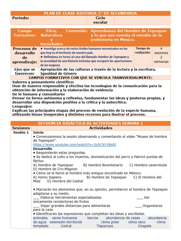 1.3 Los Albores de La Humanidad. Los Pueblos Antiguos Del Mundo | PDF ...