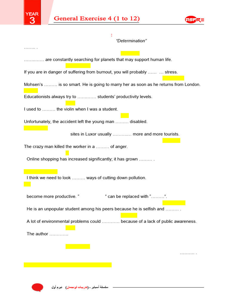 76 General Exercise 4 (1 To 12) Answer | PDF