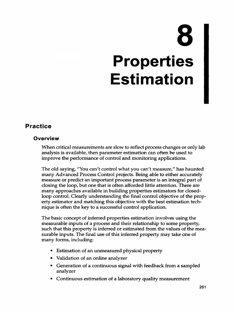 Properties Estimation: Practice | PDF