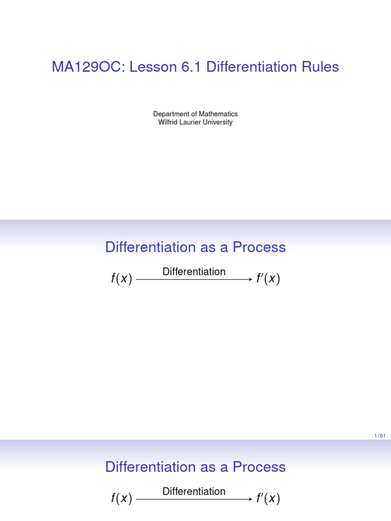 06 01 Diff Rules | PDF
