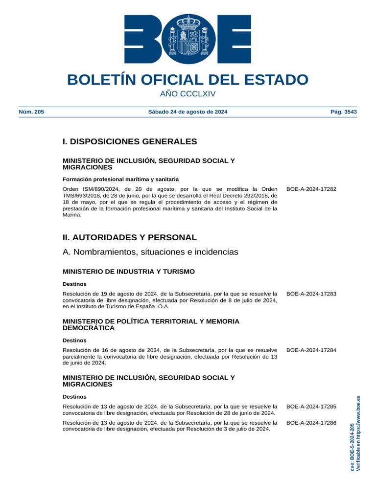 Boe S 2024 205 | PDF