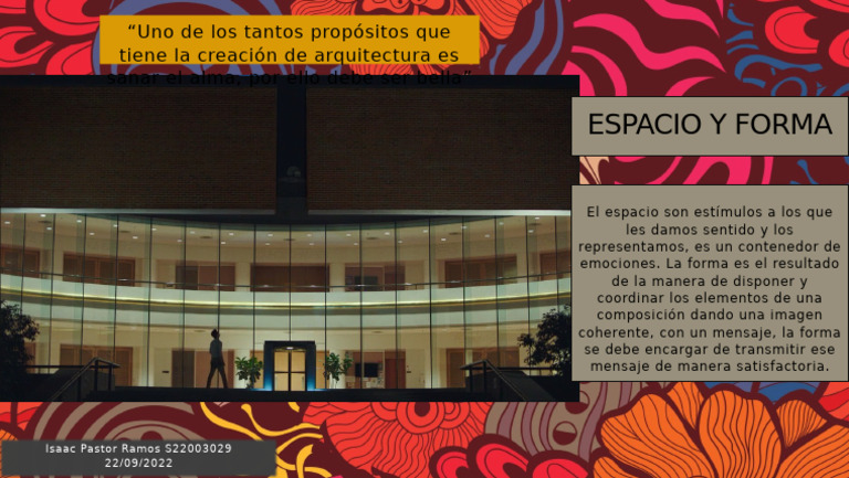 Espacio y Forma - Isaac Pastor Ramos | PDF