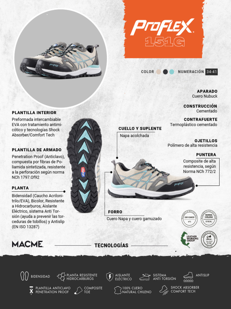 Ficha Tecnica PROFLEX 151 G | PDF