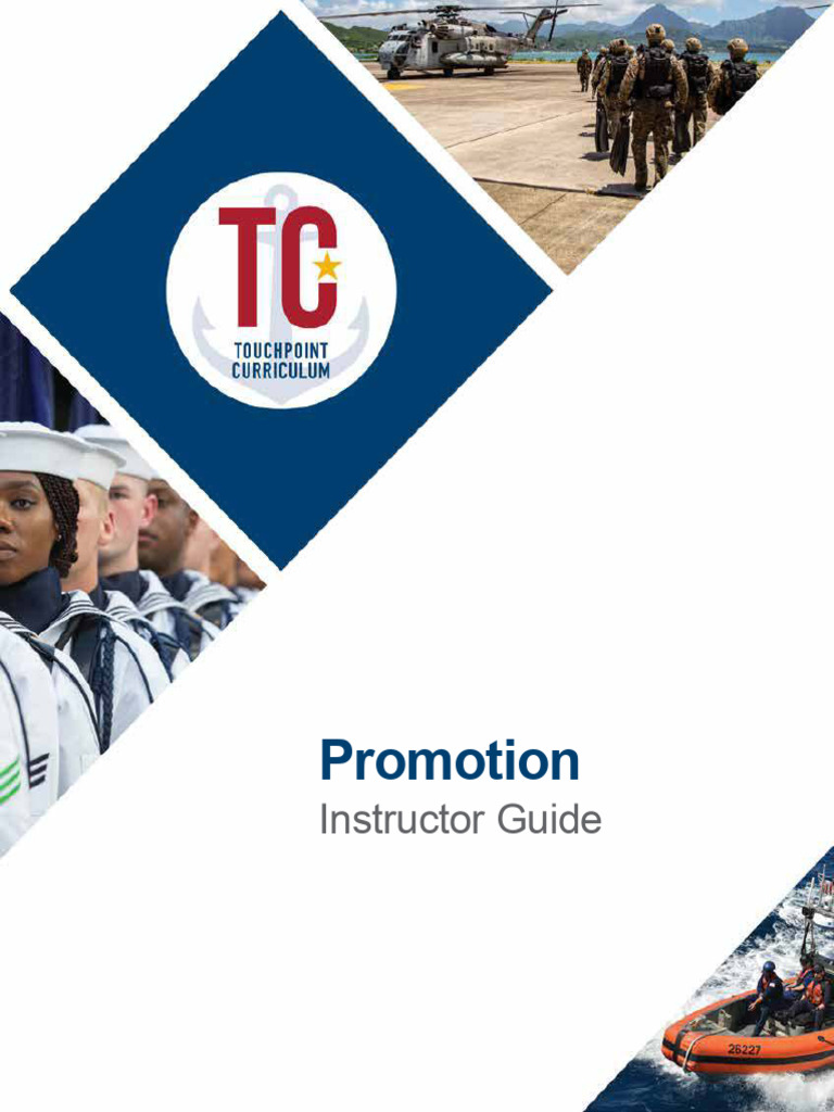 TC 4 Promotion Instructor Guide | PDF