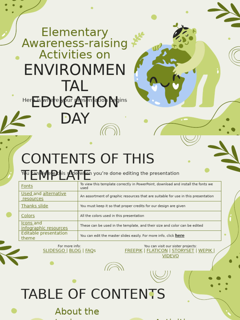 Elementary Awareness-Raising Activities On Environmental Education Day ...