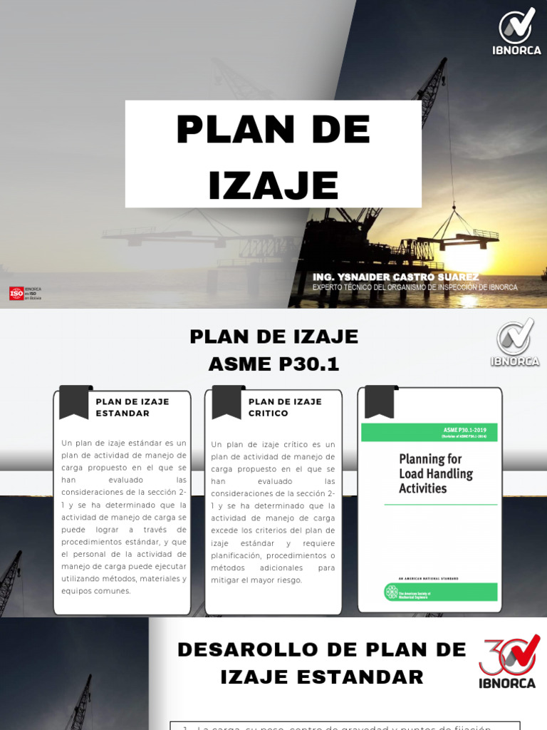 Plan de Izaje | PDF