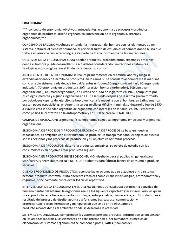 Resumende Ergo | PDF