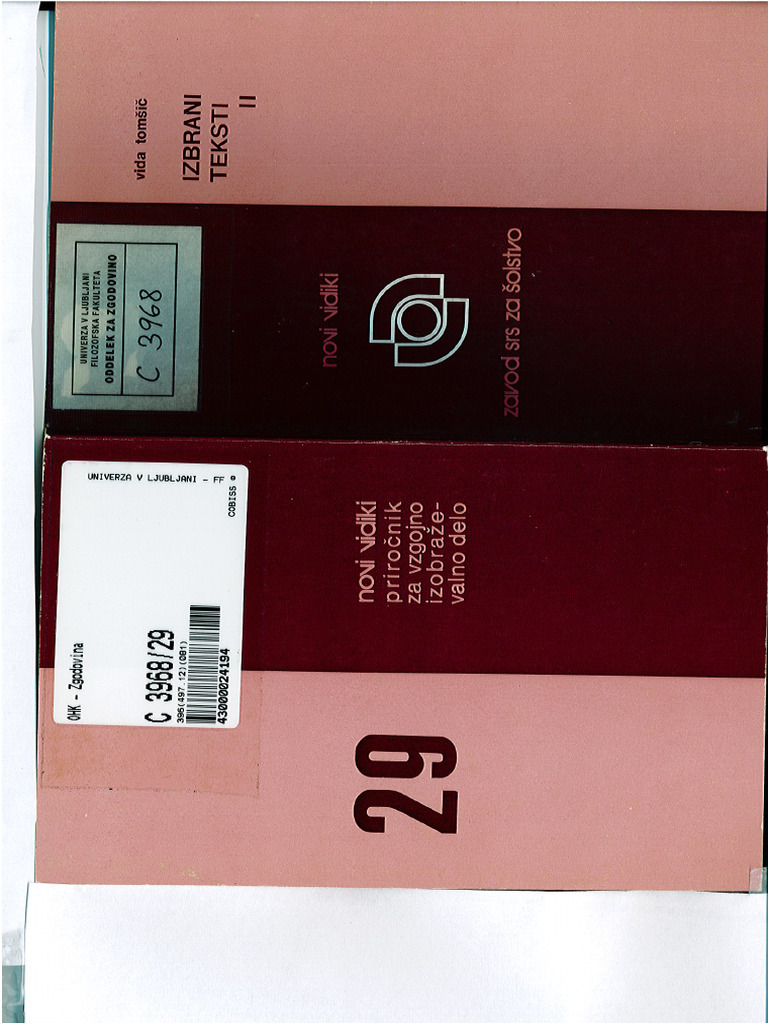 Vida Tomsic Izbrani Teksti2 | PDF