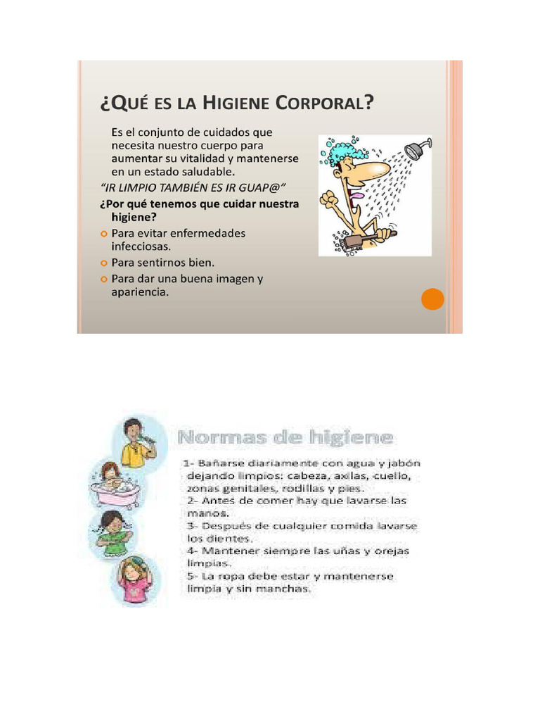 Higiene Corporal | PDF