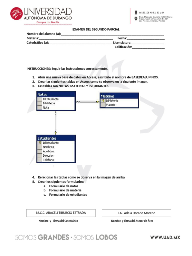 Examen Segundo Parcial 2022 | PDF