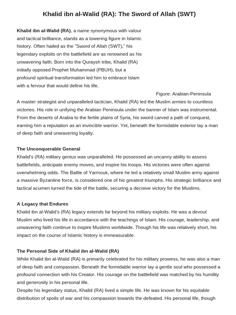 G6 KHALID BIN WALEED Raw | PDF