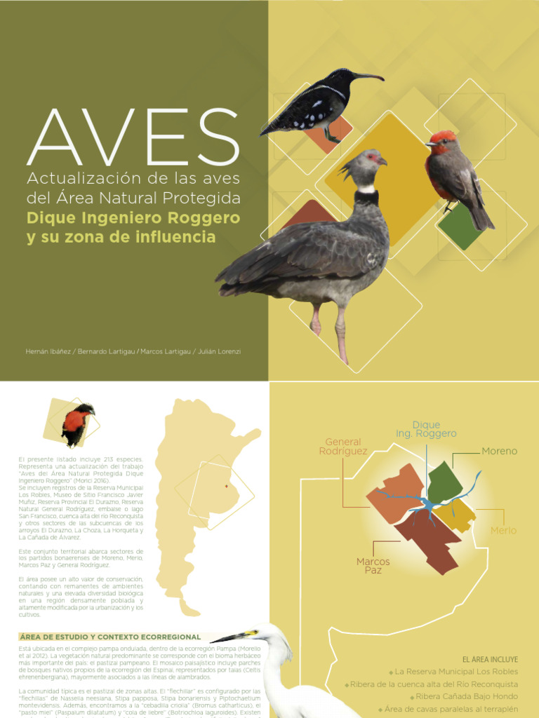 Guia Aves ANP Dique Roggero | PDF