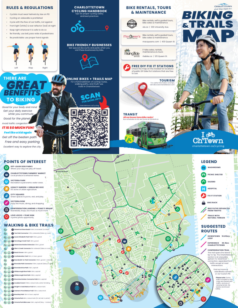 Pei Bike Map Brochure 2024 - Final Compressed | PDF