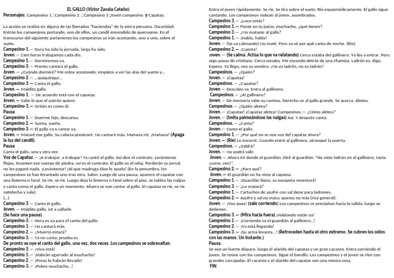 El Gallo | PDF