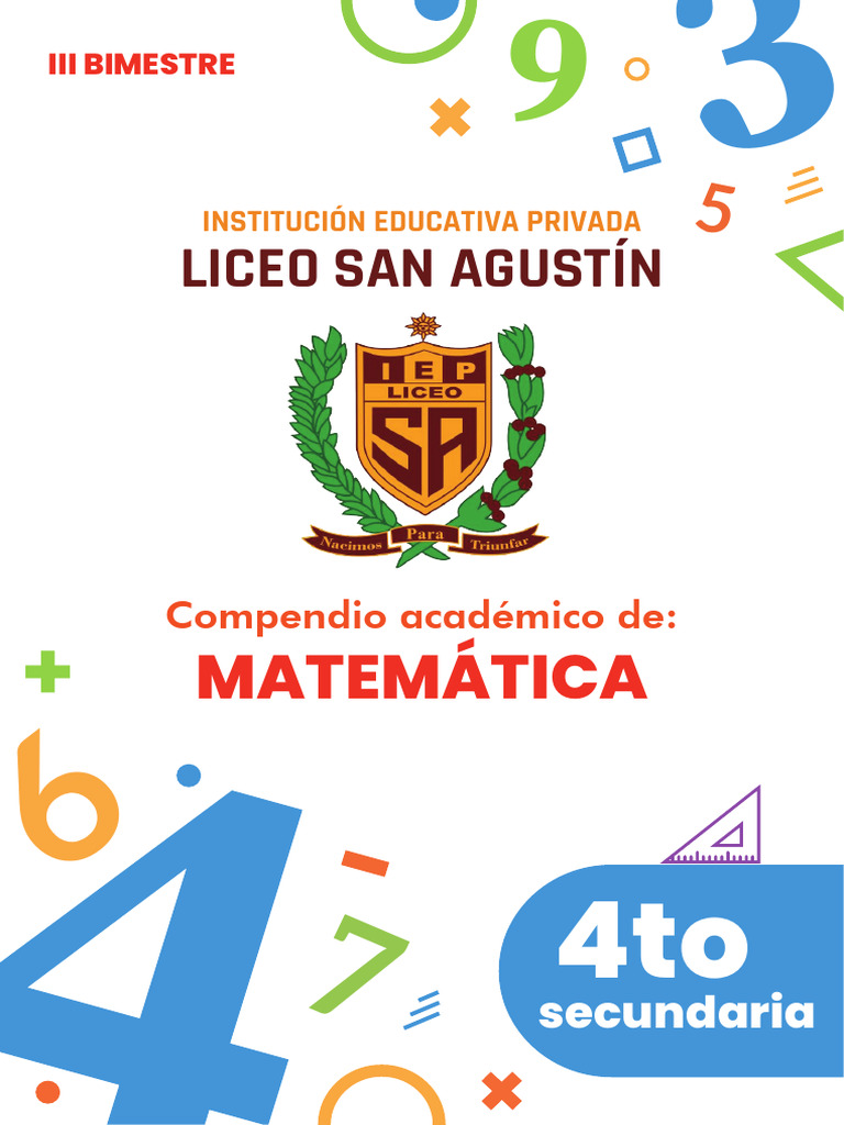 L. S. A. 4° Sec Matematica Iii Bim | PDF