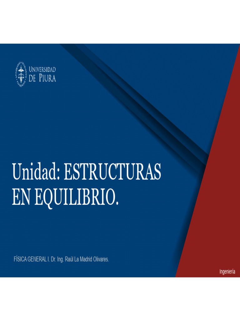 F1 ALUM Cap 04a Arq - XXa Ing - Equilibrio en Estructuras - RLMO | PDF