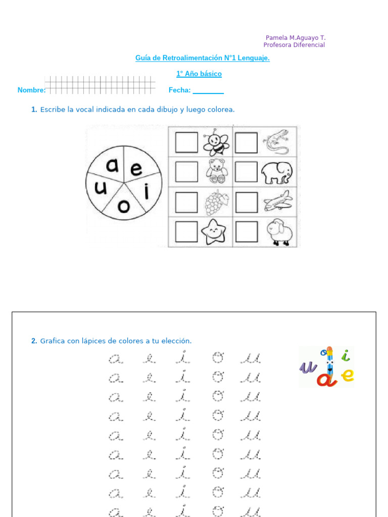 Guia 1 Retro - Leng 1° | PDF