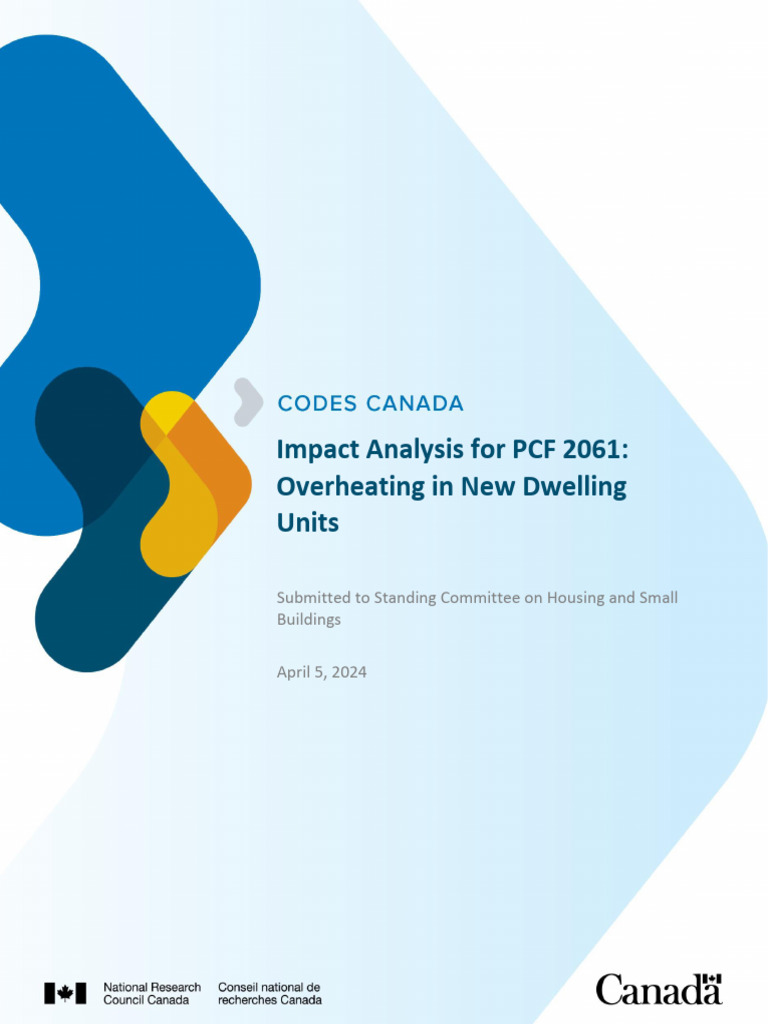 2024 2 Supporting Documents For Proposed Changes To NBC Necb NFC | PDF