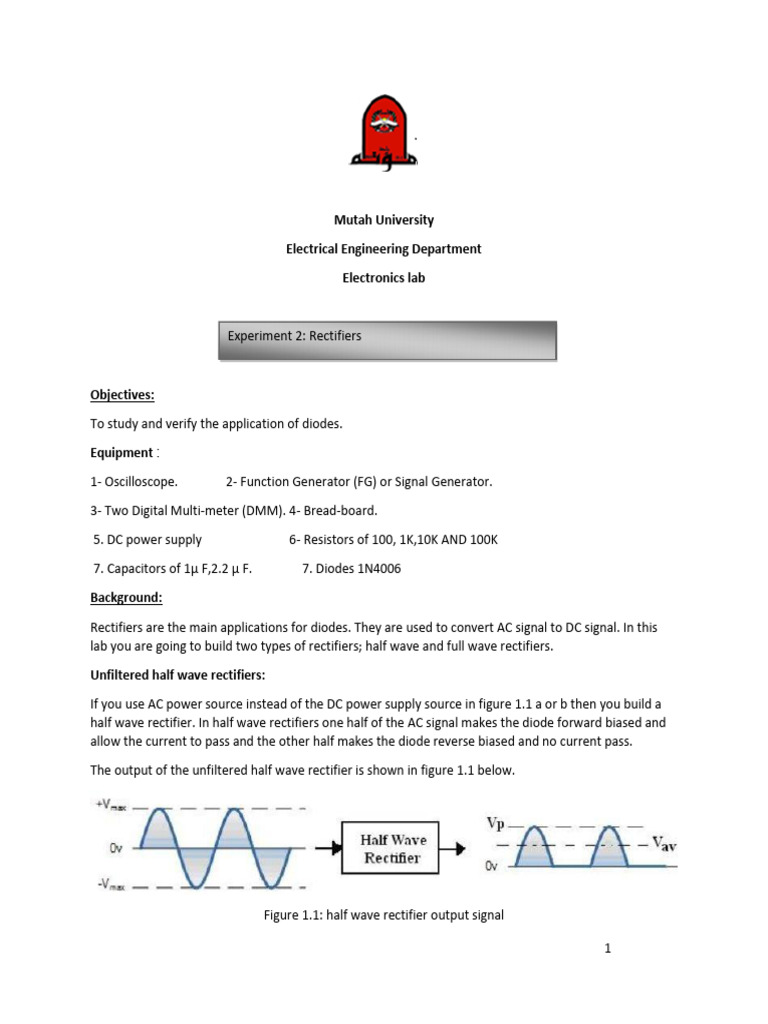 Rectifier | PDF | Rectifier | Capacitor