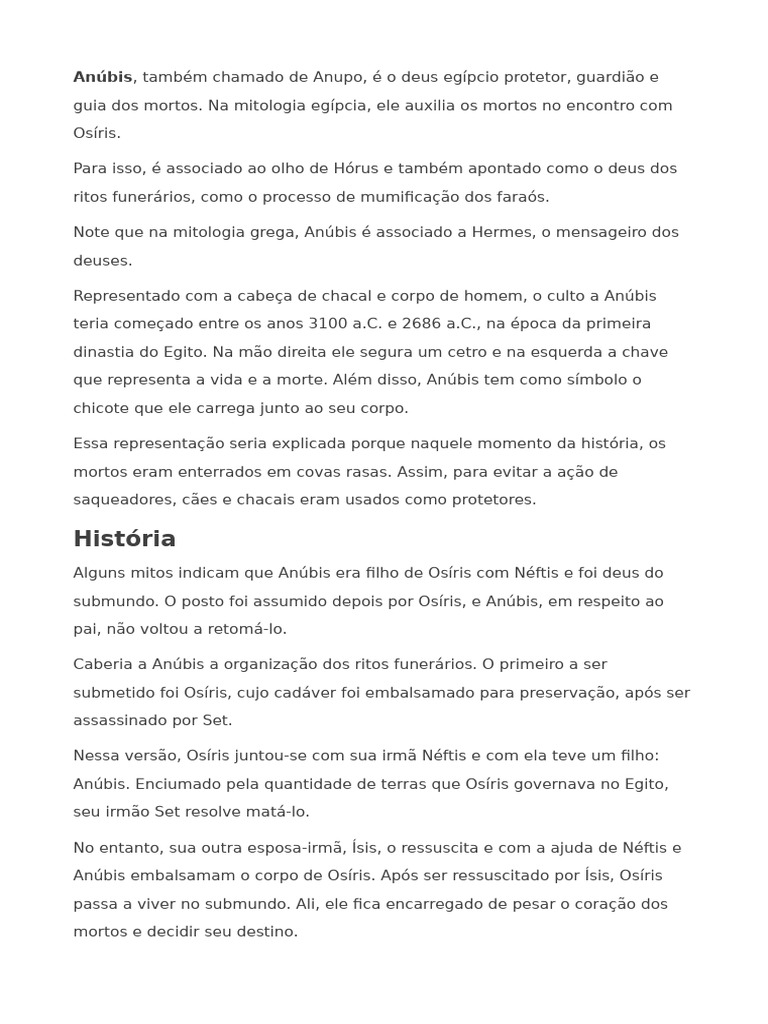 Anubis | PDF