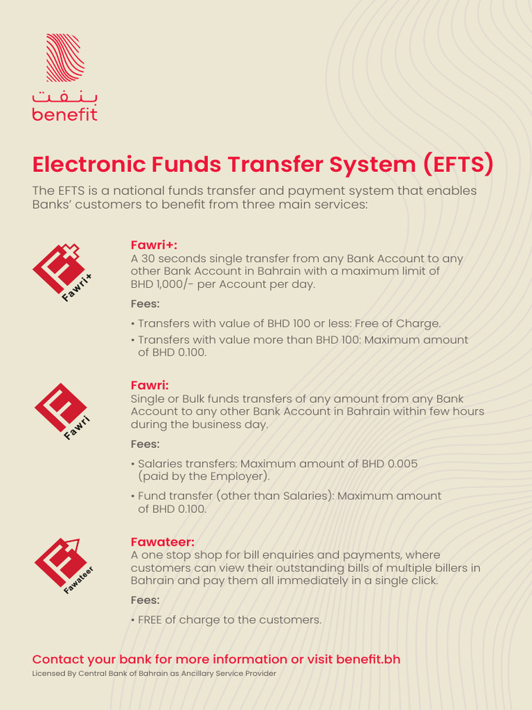 Benefit EFTS - en | PDF
