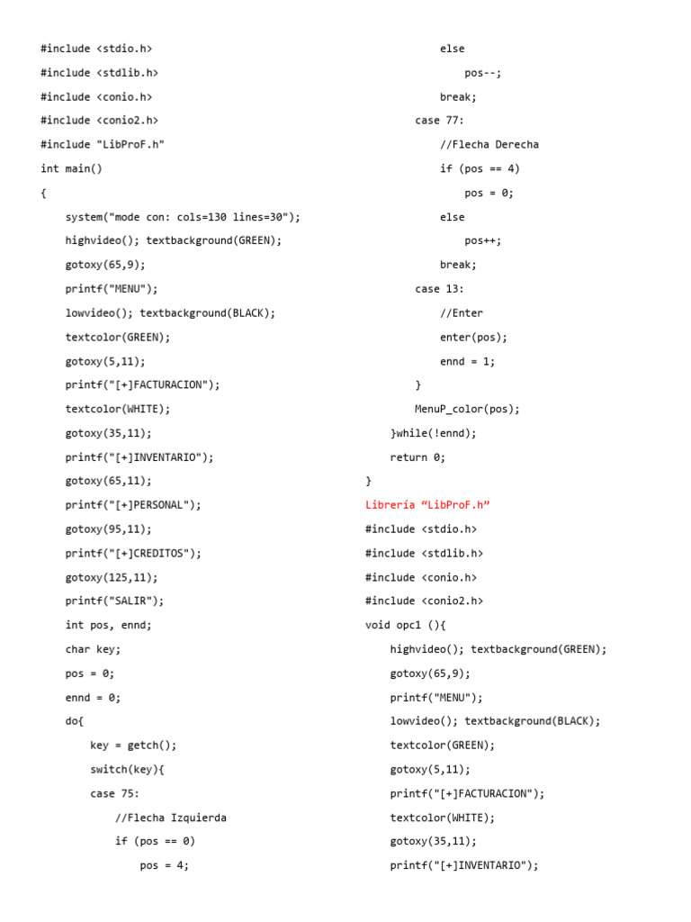 Codigo Proyecto Final | PDF | Arquitectura de Computadores | Unix