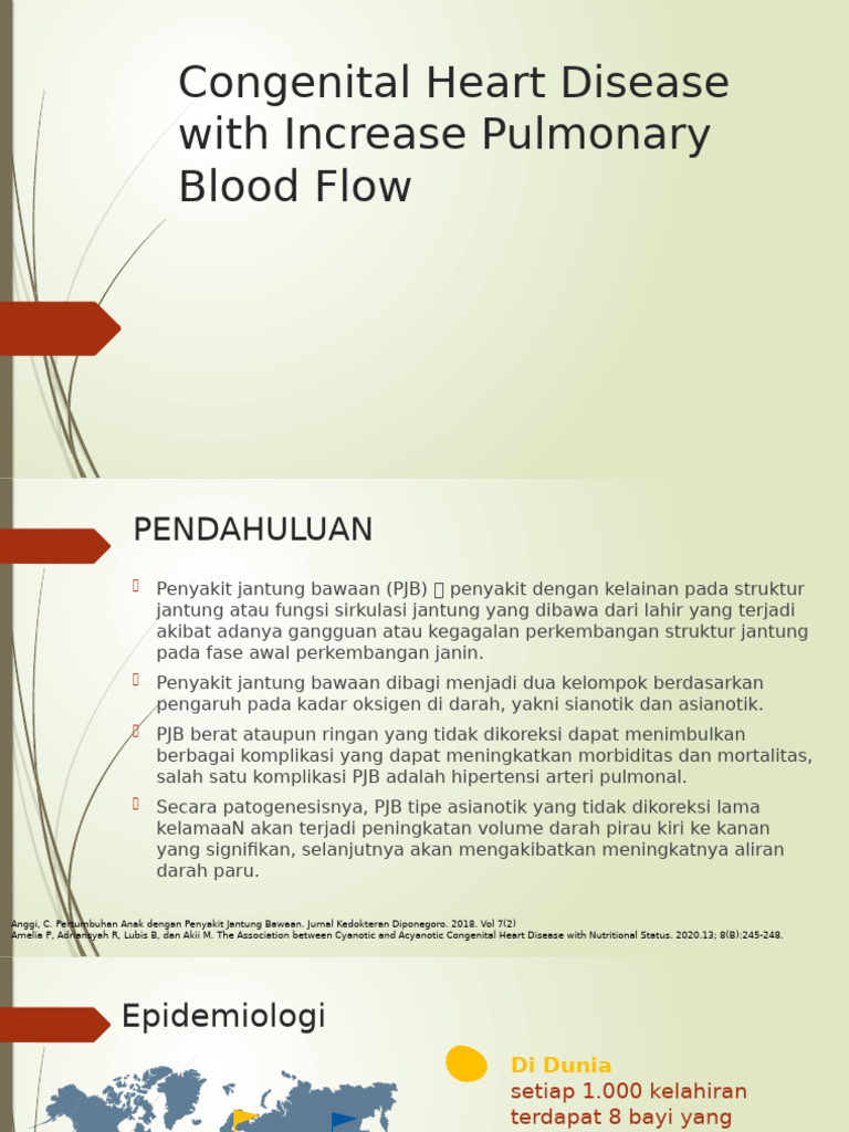 PJB dengan Congenital Heart Disease with Increase Pulmonary Blood Flow | PDF