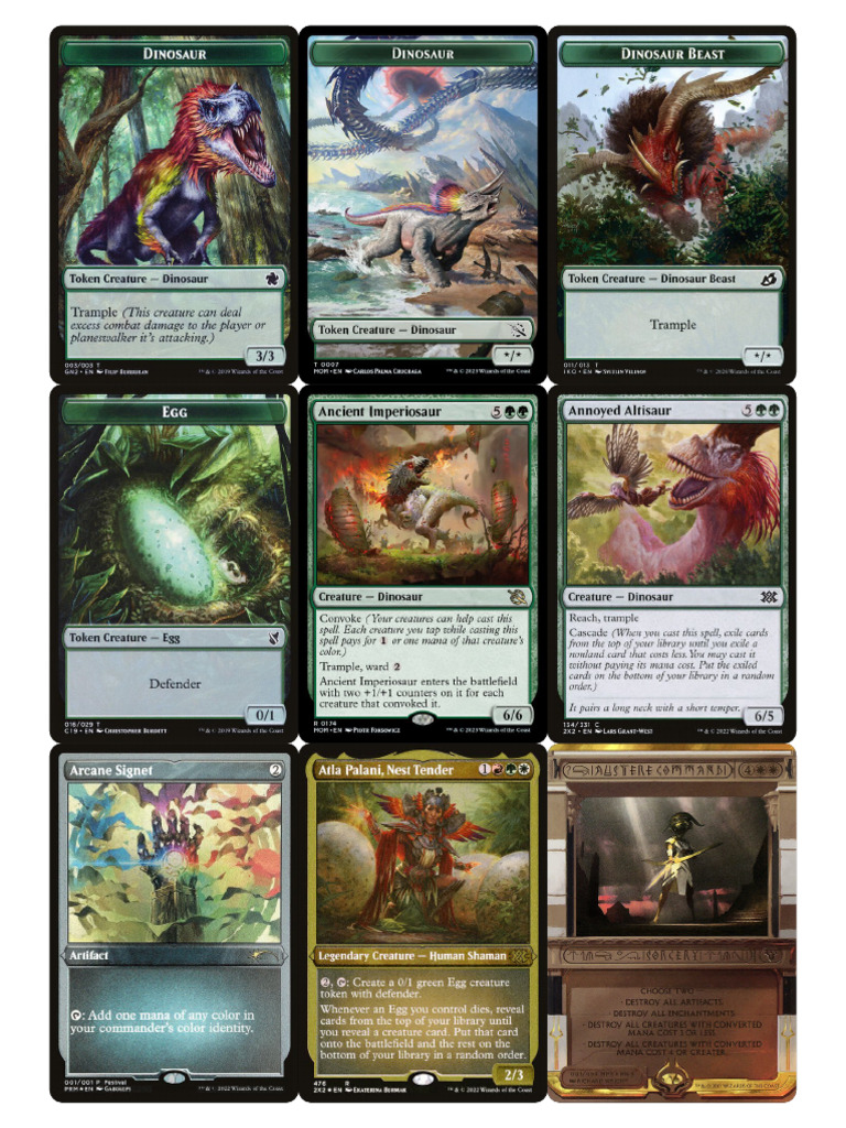 Dino Deck 1 MTG | PDF