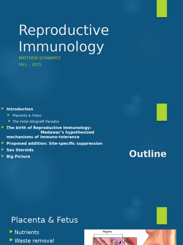 Reproductive Immunology - Matthew | PDF