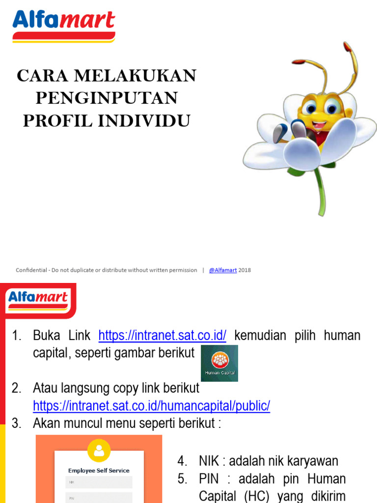 Cara Input Profil Individu | PDF