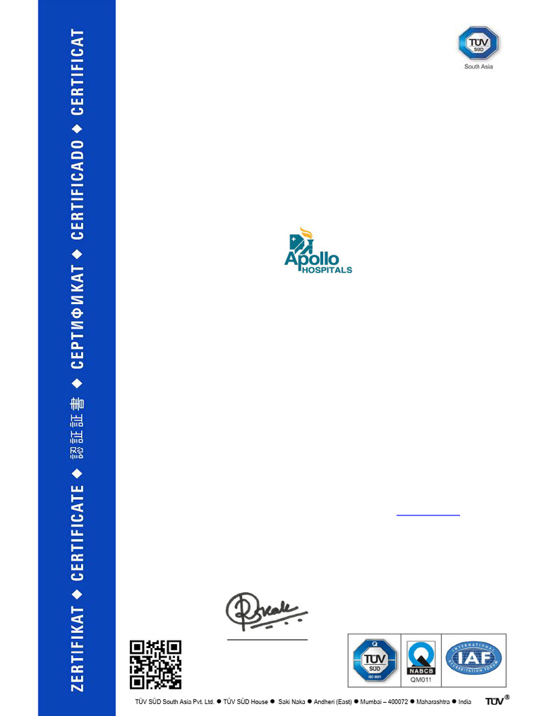 Apollo Telehealth | PDF | Iso 9000 | Evaluation Methods