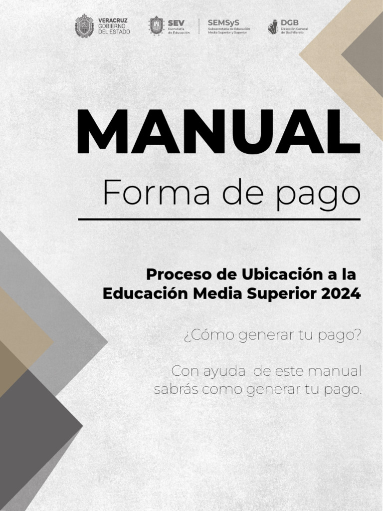 Manual Forma de Pago2024 | PDF