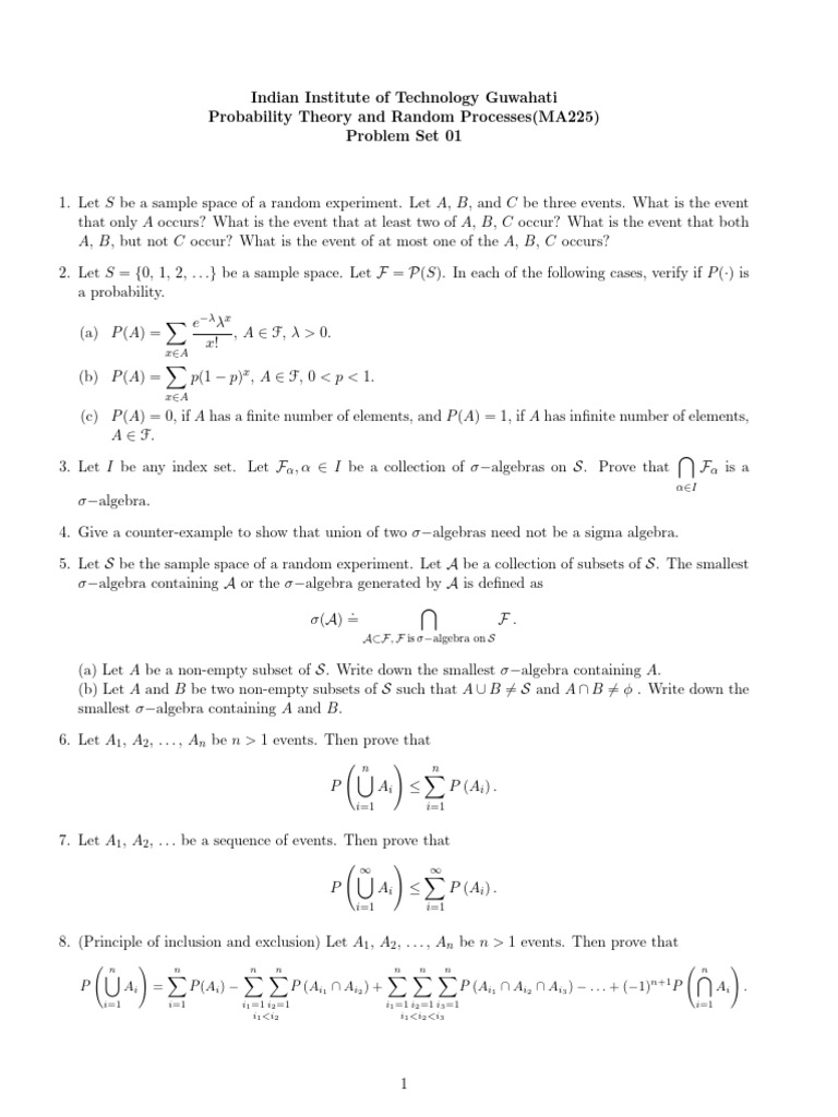 Problem Set 1 | PDF