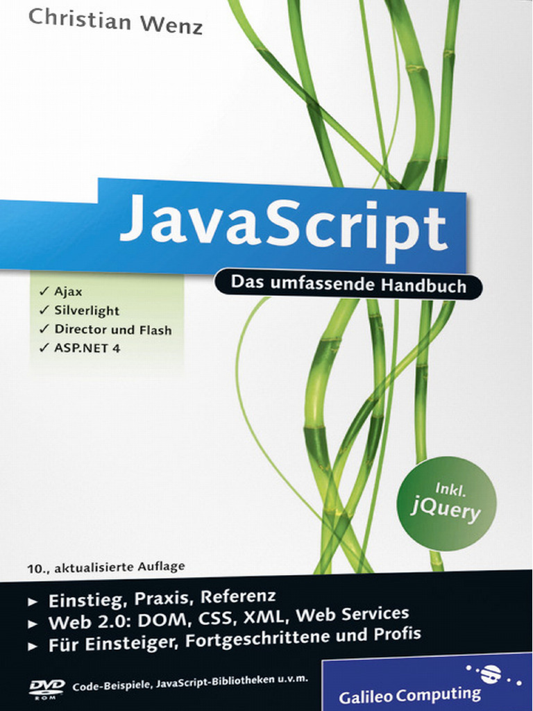 Javascript Das Umfassende Handbuch 10 Auflage Compress | PDF