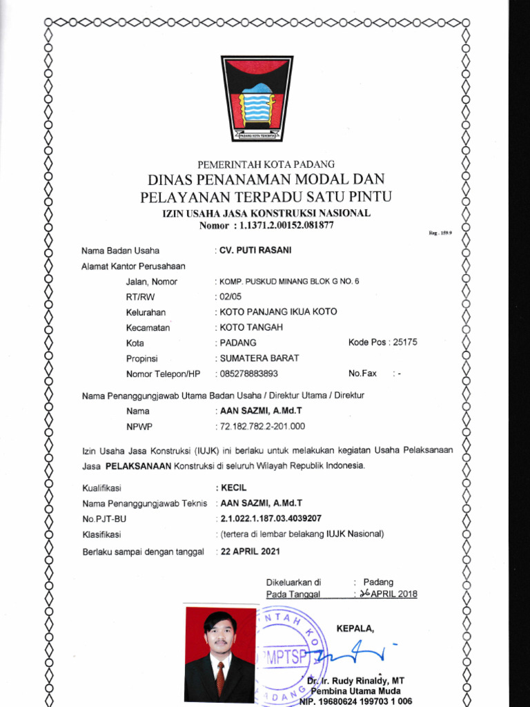 Iujk Puti Rasani 2018 | PDF