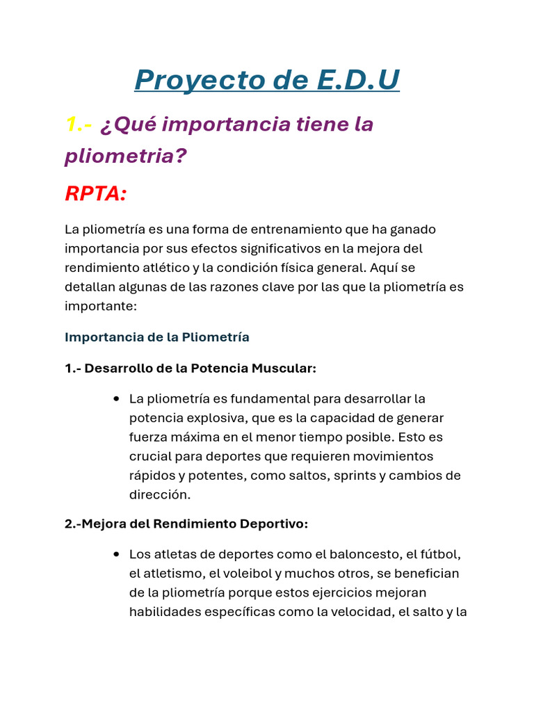 Proyecto De E Pdf