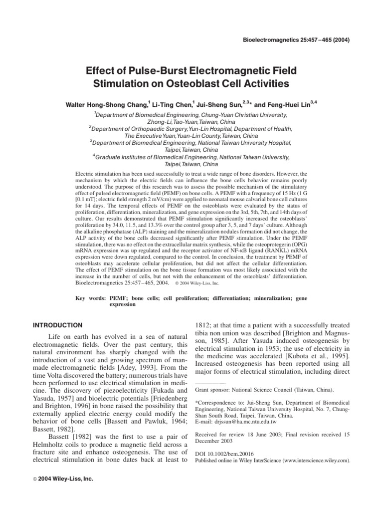 7.effect of Pulse-Burst Electromagnetic Field | PDF